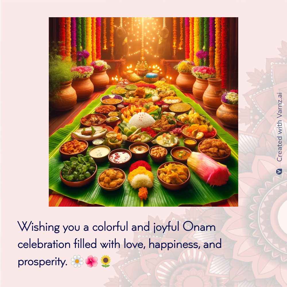 Personalized AI Onam Greeting Cards for Festive Wishes